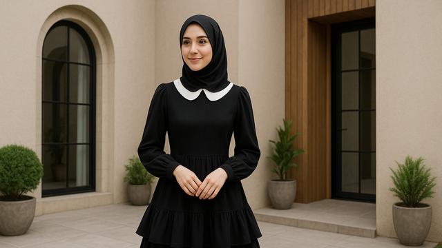 12 Inspirasi Dress Hitam Berlayer yang Bikin Penampilan Makin Anggun ...