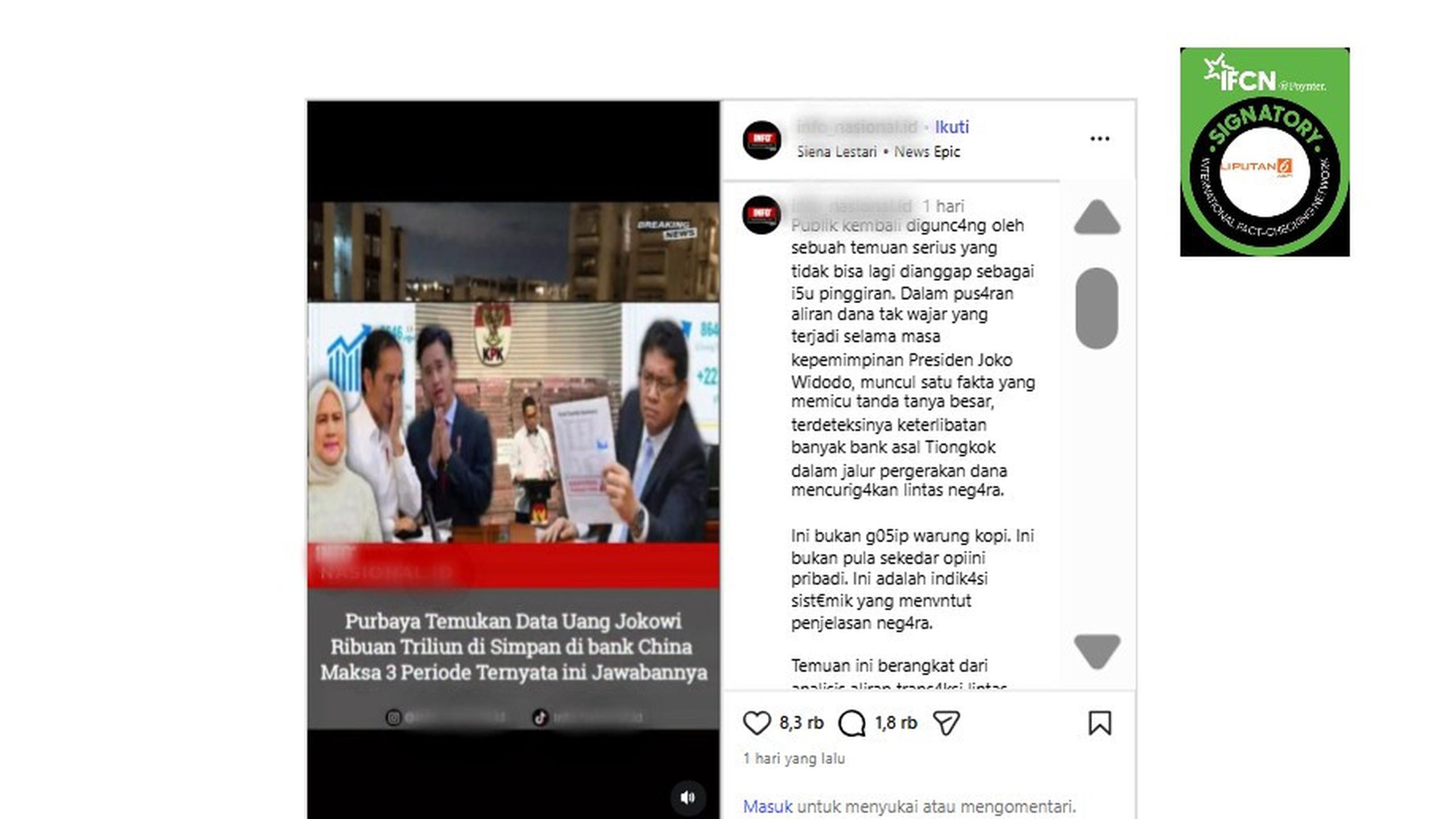 Cek Fakta: Hoaks Menkeu Purbaya Temukan Data Uang Jokowi Ribuan Triliun ...