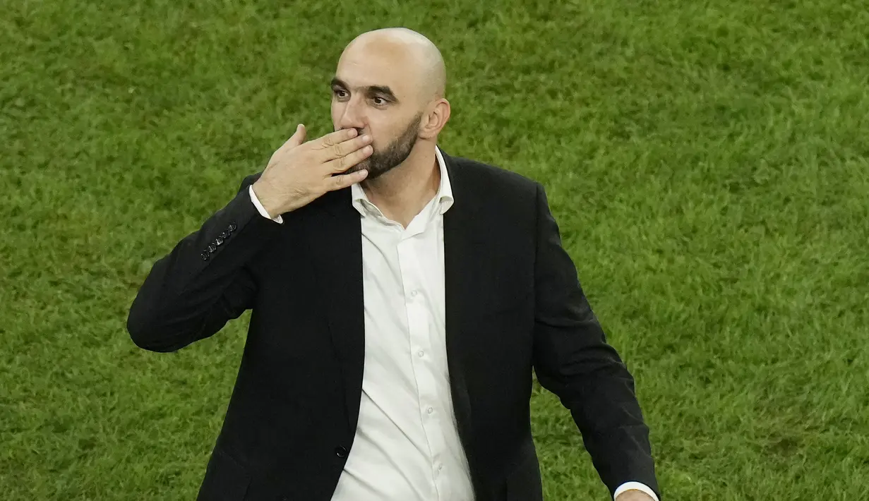 Foto: Mengenal Sosok Walid Regragui, Pelatih Timnas Maroko yang Terus ...