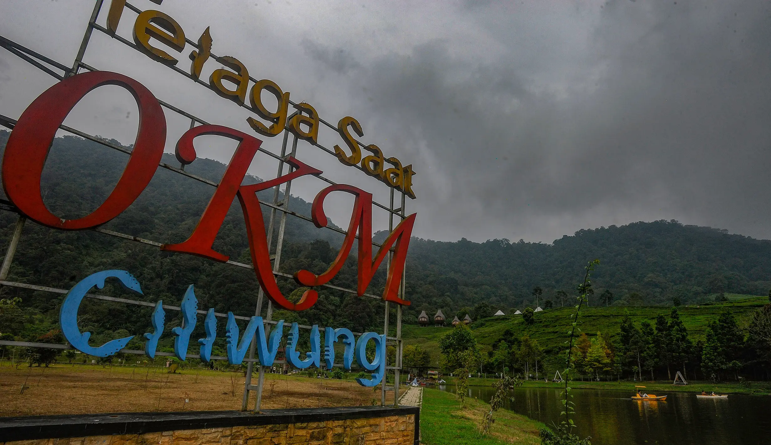 Mengunjungi Telaga Saat di Puncak Bogor, Titik 0 Sungai Ciliwung - Foto ...