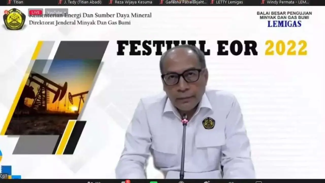 Dirjen Migas Paparkan Kisah Sukses EOR Indonesia saat Launching ...