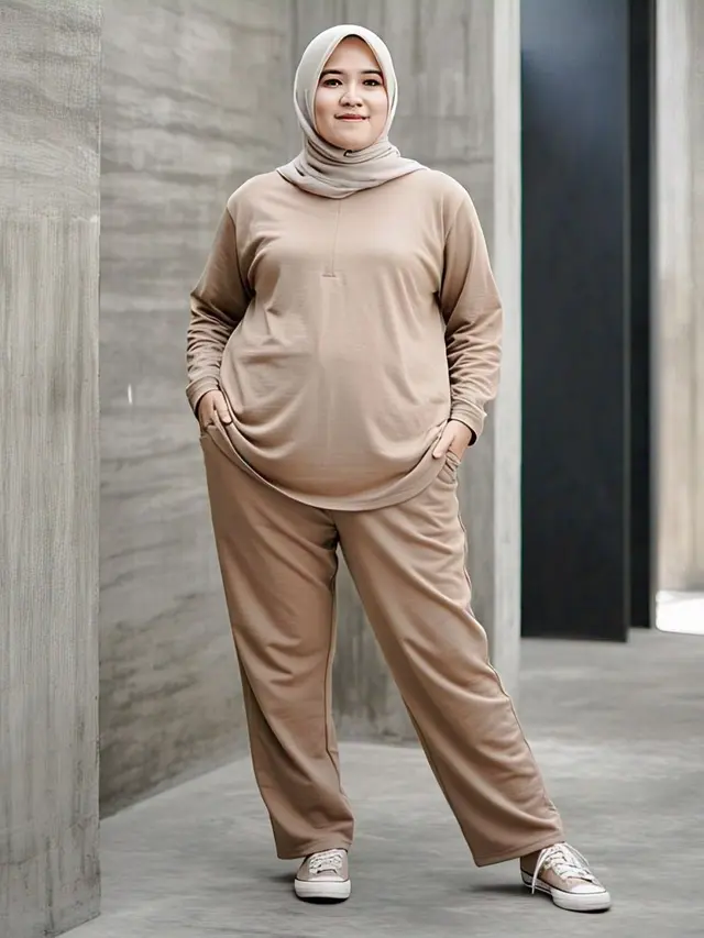5 Model Celana yang Cocok untuk Hijaber Berbadan Gemuk agar Langsing ...