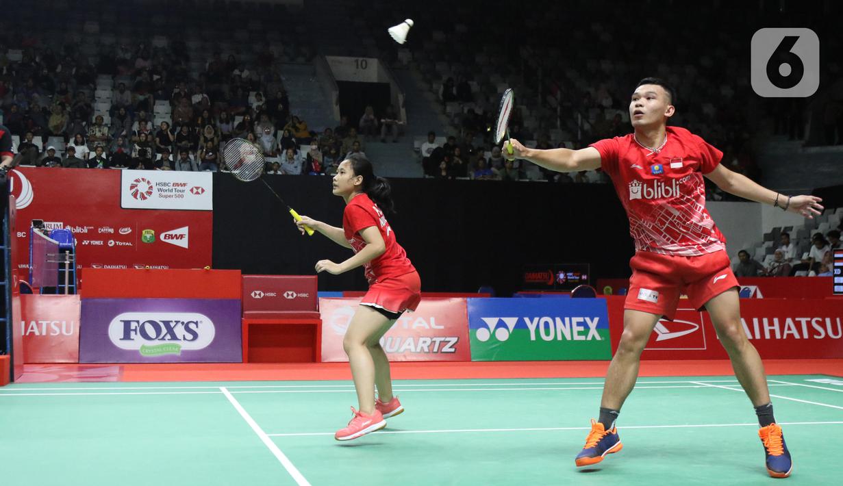 FOTO: Rivaldy / Mentari Kandas di Babak Pertama Indonesia Masters 2020 ...