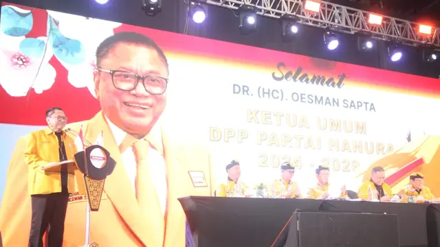 Terpilih Secara Aklamasi di Munas, Oso Kembali Jadi Ketua Umum Partai Hanura - News Liputan6.com