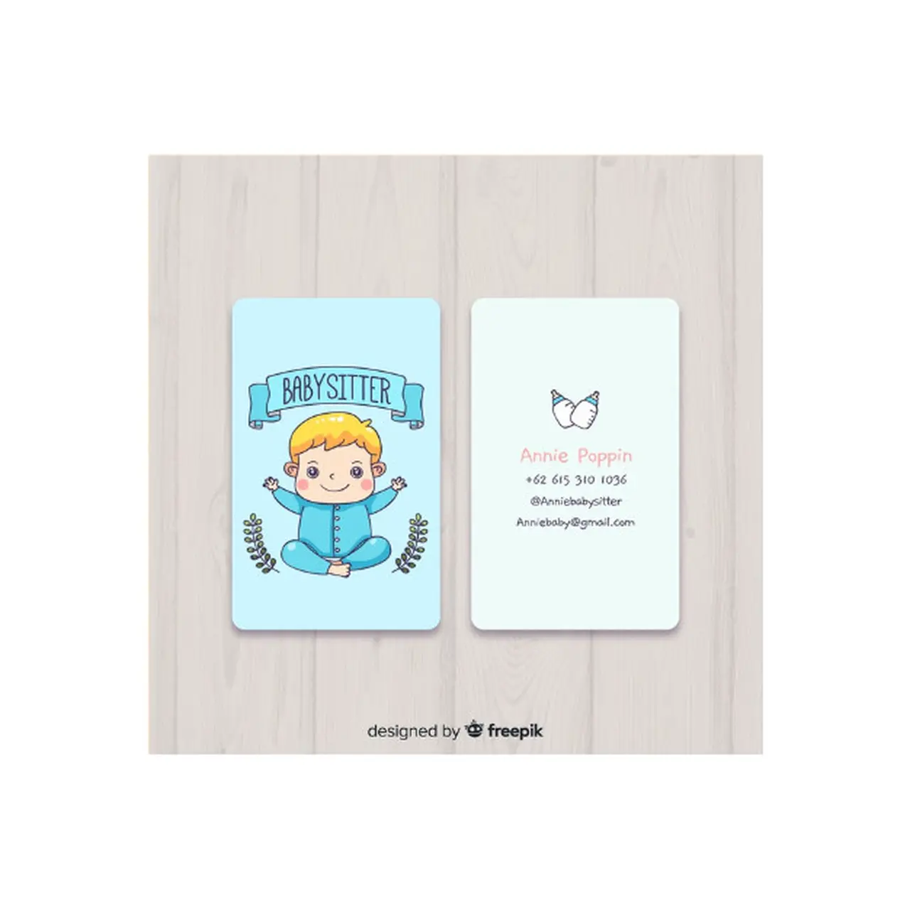 10 Desain Kartu Nama Bayi Lucu dan Cara Membuatnya yang Mudah - Hot ...