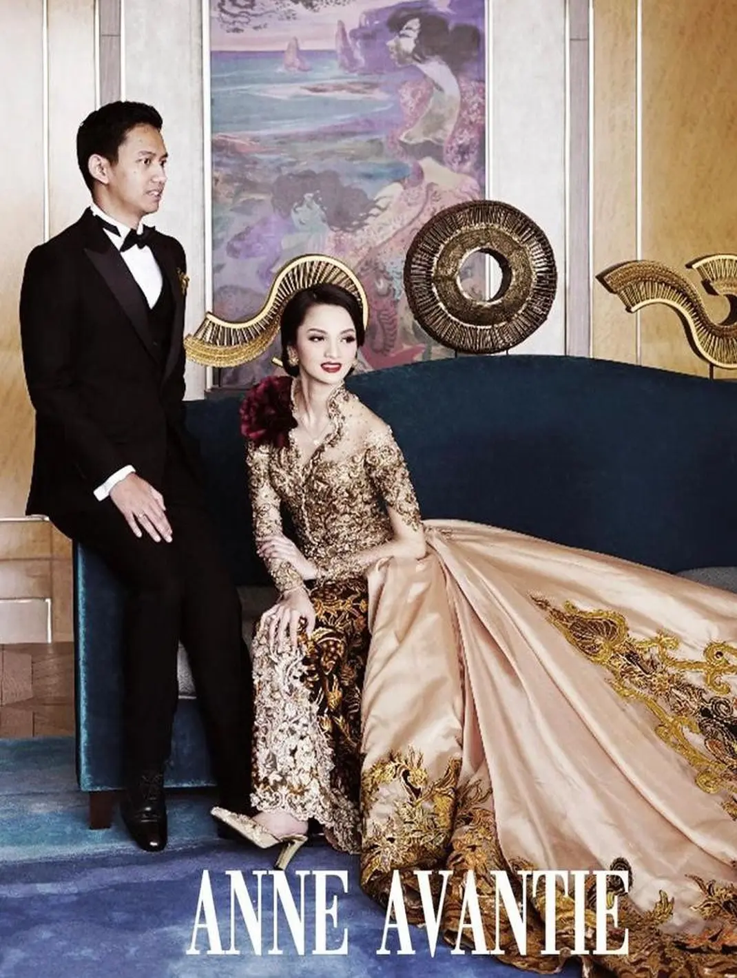 11 Potret Penampilan Sabrina Anggraini di Momen Resepsi, Elegan ...