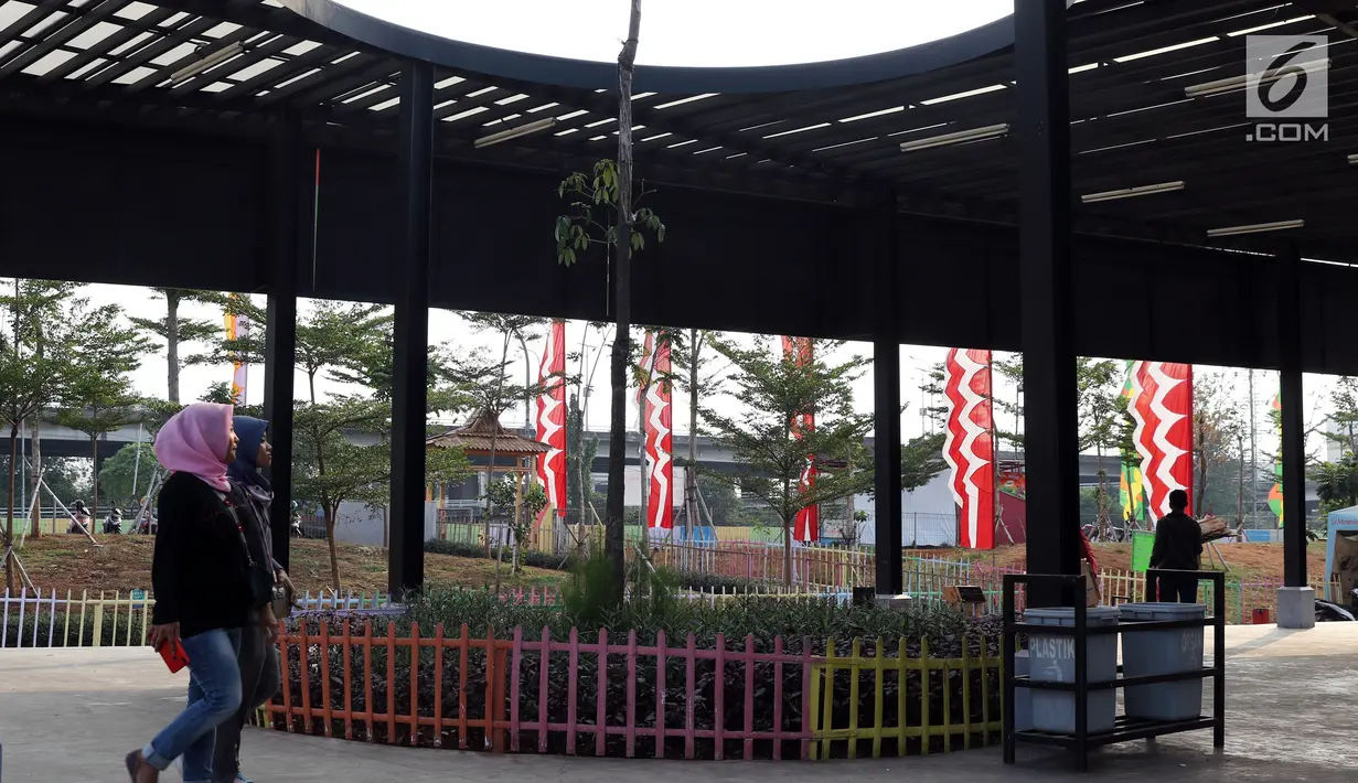 FOTO: Melihat Kondisi Terkini RTH/RPTRA Kalijodo - Foto Liputan6.com