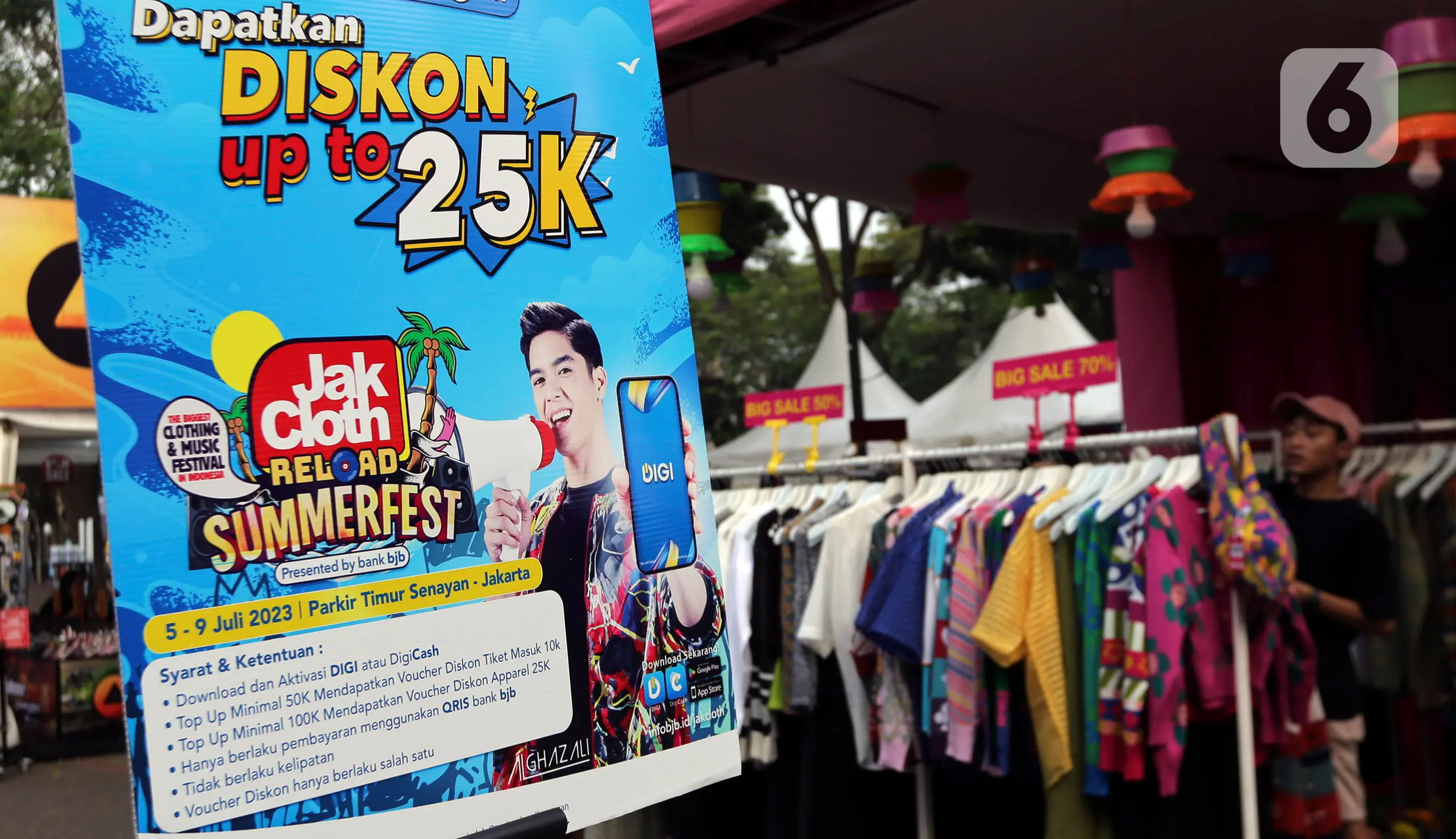 JakCloth Reload Summerfest 2023 Kembali Digelar - Foto Liputan6.com