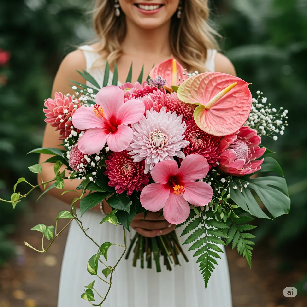 10 Inspirasi Buket Bunga Pengantin Bernuansa Tropis, Segar dan Eksotis ...
