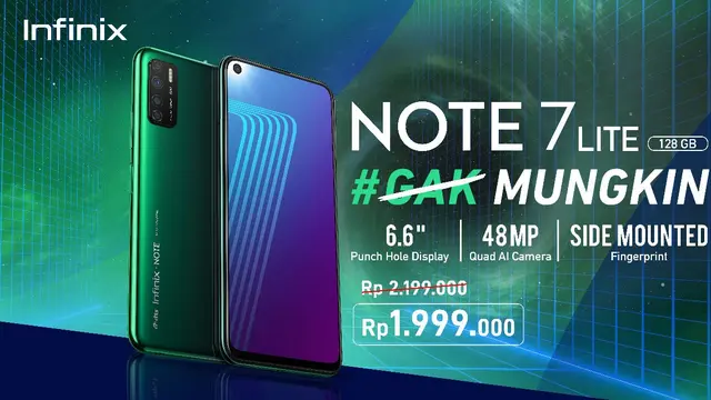Infinix Note 7 Resmi Meluncur, Hadir dengan 4 Kamera Belakang - Tekno ...
