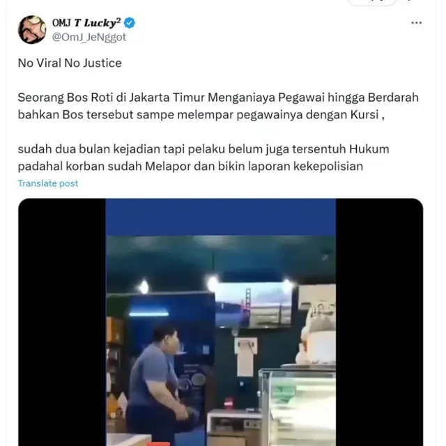 Anak Bos Toko Roti Diduga Aniaya Karyawati sampai Terluka, Sebut ...