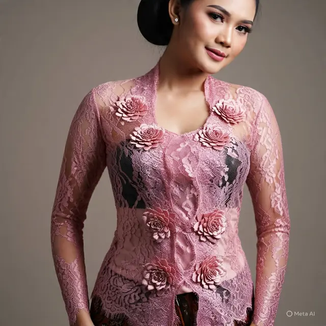 9 Model Payet Kebaya Brokat untuk Wanita Elegan Masa Kini, Anggun di ...