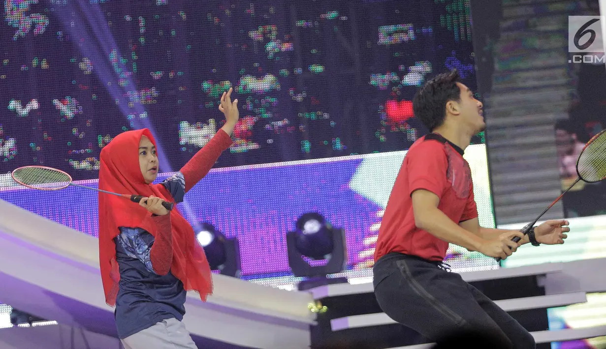 FOTO: Adu Hebat Ricky Harun / Ria Ricis vs Susi Susanti / Alan ...