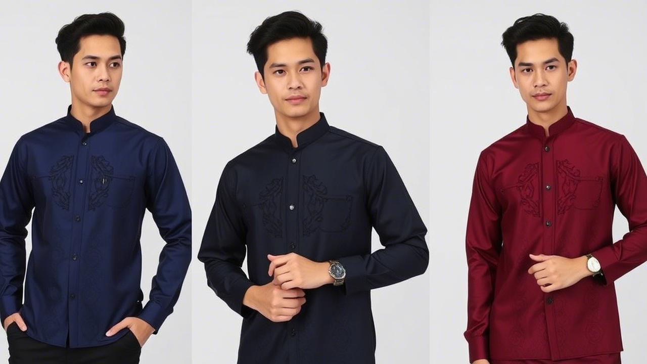 10 Model Baju Koko Terbaru Pria 2025, Tampil Stylish & Elegan