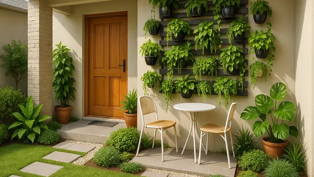 7 Inspirasi Teras Rumah Kecil dengan Taman Mini yang Cantik, Bikin ...