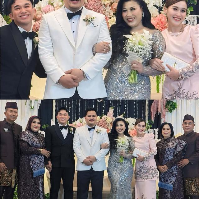 Potret Kalung Silver Ayu Ting Ting saat Hadiri Pernikahan Boiyen ...