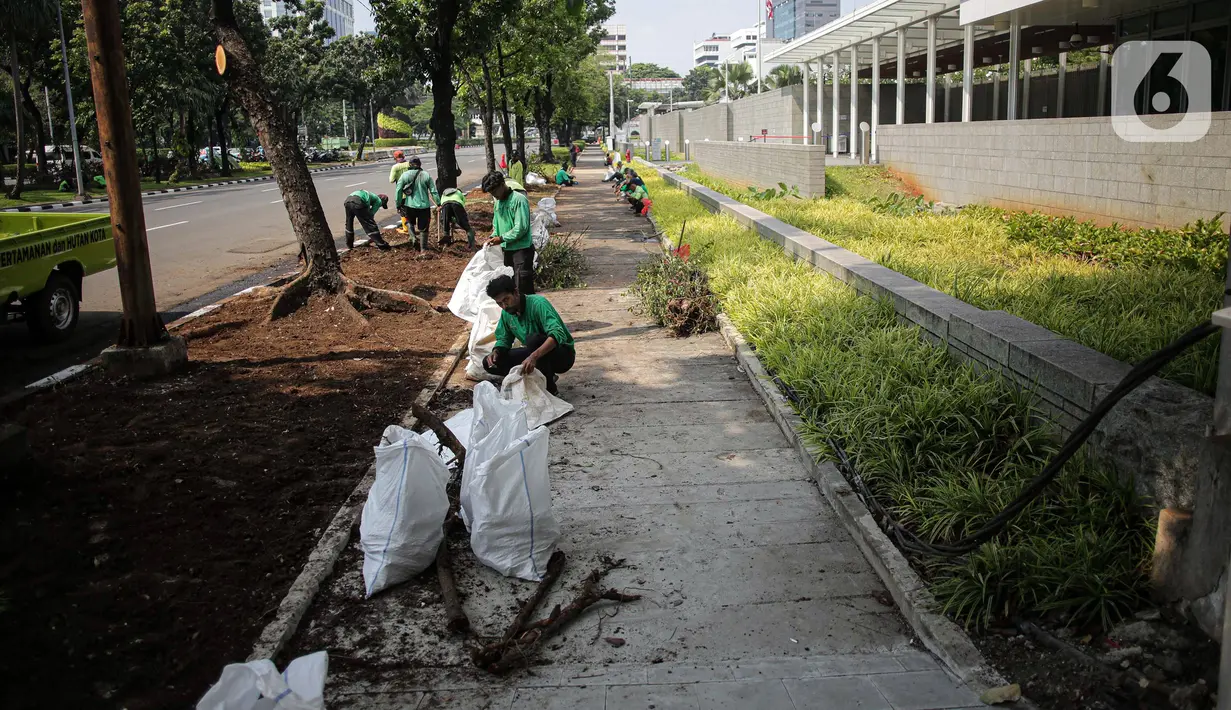 10 Tahun Ditutup, Trotoar di Depan Kedubes AS Akhirnya Dibuka - Foto ...