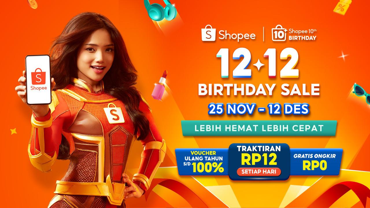 Shopee Rayakan Ulang Tahun ke-10 lewat Kampanye 12.12 Birthday Sale ...