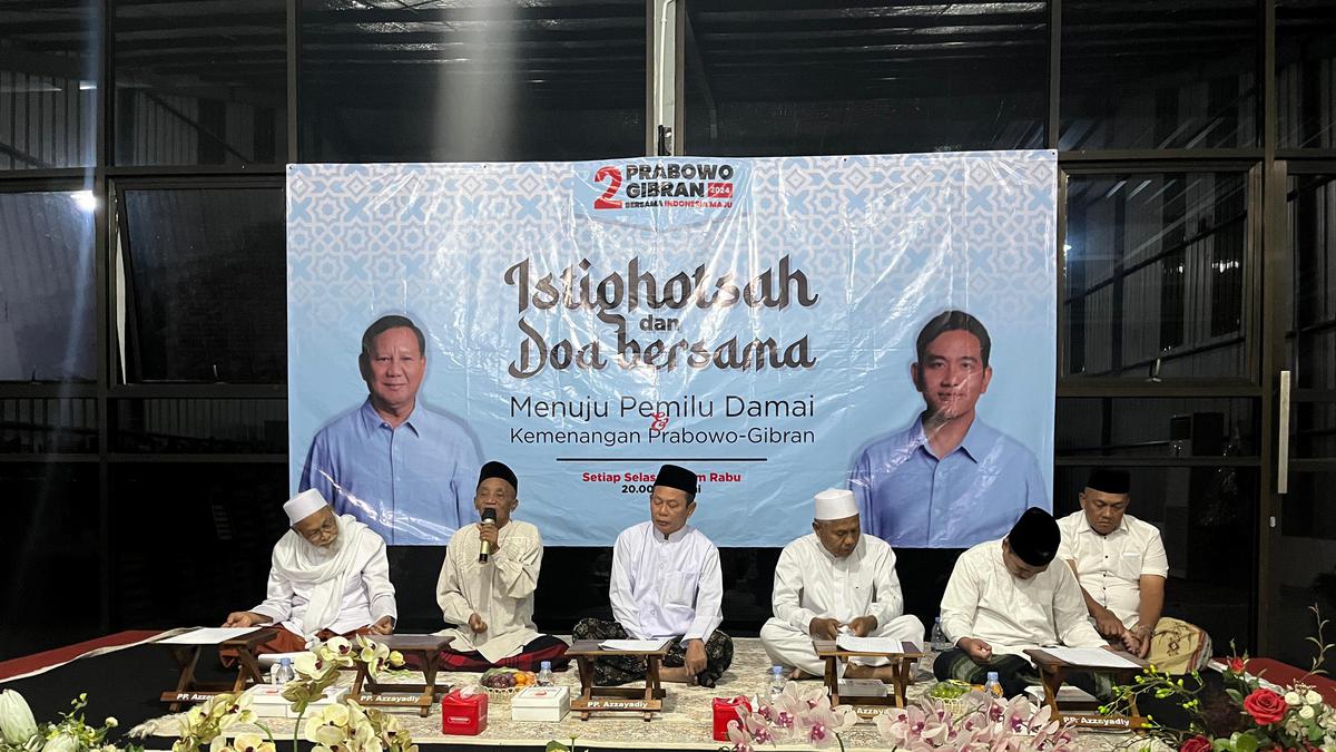 Bersamaan Debat Capres, Relawan Prabowo-Gibran Gelar Istighosah dan Doa Bersama - Pemilu ...