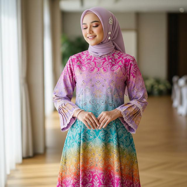 8 Model Gamis Corak Terbaru 2026, Inspirasi Fashion Wanita Muslim Modern