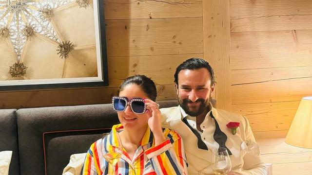 6 Potret Harmonis Kareena Kapoor dengan Saif Ali Khan, Sang Suami Baru ...