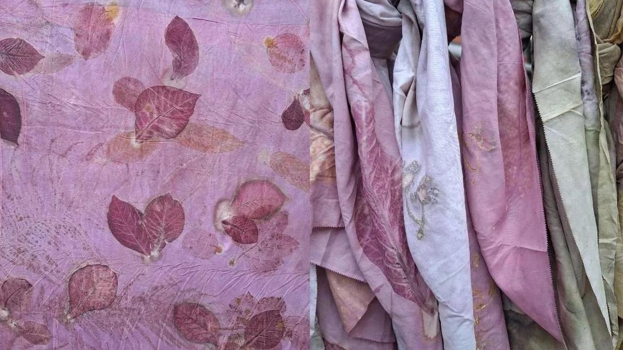 6 Tips Motif Batik Ecoprint Tercetak Jelas, Pilih Kain dan Daun Bunga ...