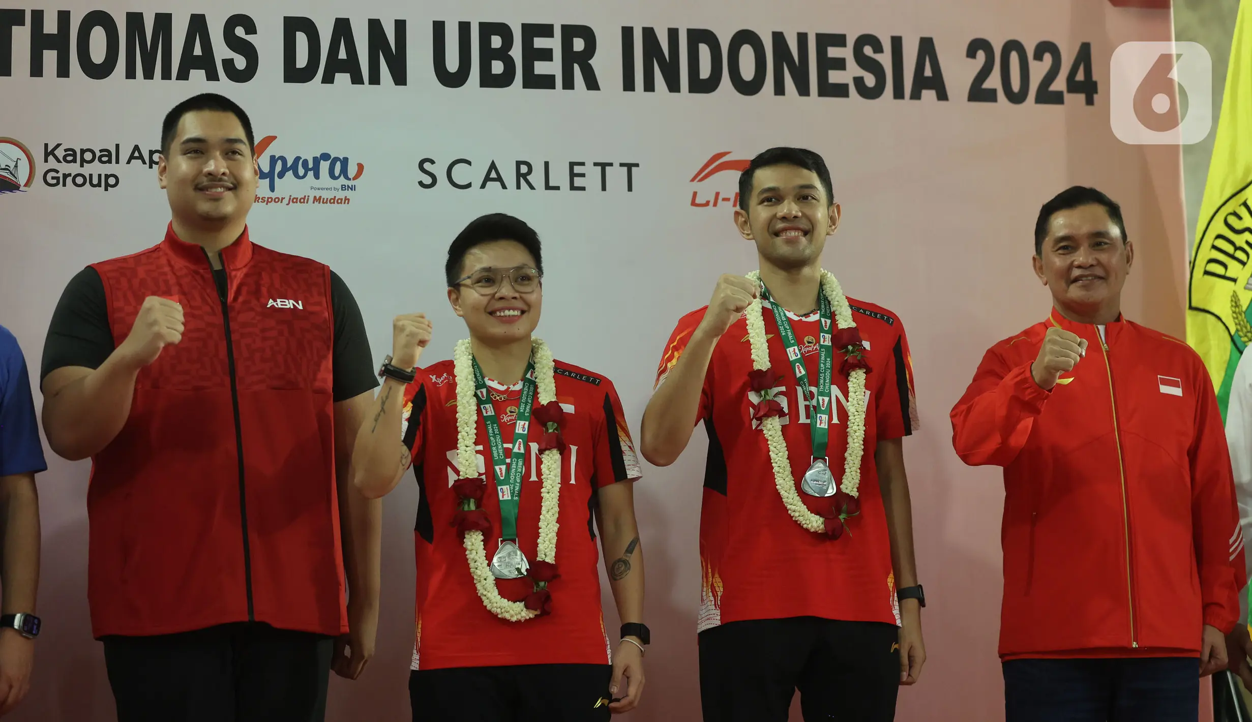 Tim Thomas dan Uber Indonesia 2024 Tiba di Tanah Air - Foto Liputan6.com