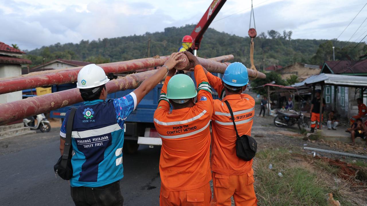 Listrik di Sumatera Utara Sudah Pulih 98,6% Usai Bencana Banjir Bandang