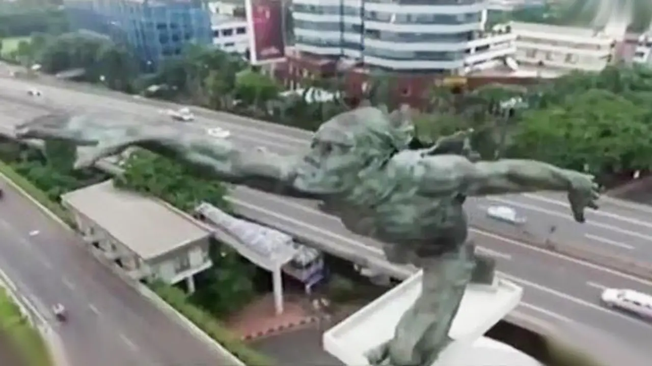 VIDEO: Begini Wajah Patung Pancoran dari Dekat - TV Liputan6.com