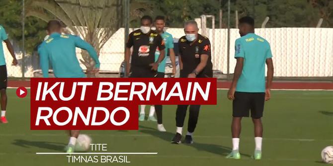 VIDEO: Jelang Semifinal Copa America 2021, Tite Ikut Bermain Rondo di ...