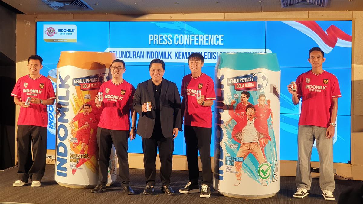 Wajah Coach Shin Tae-yong dan Pemain Timnas Indonesia Hiasi Kemasan Indomilk Steril Edisi ...