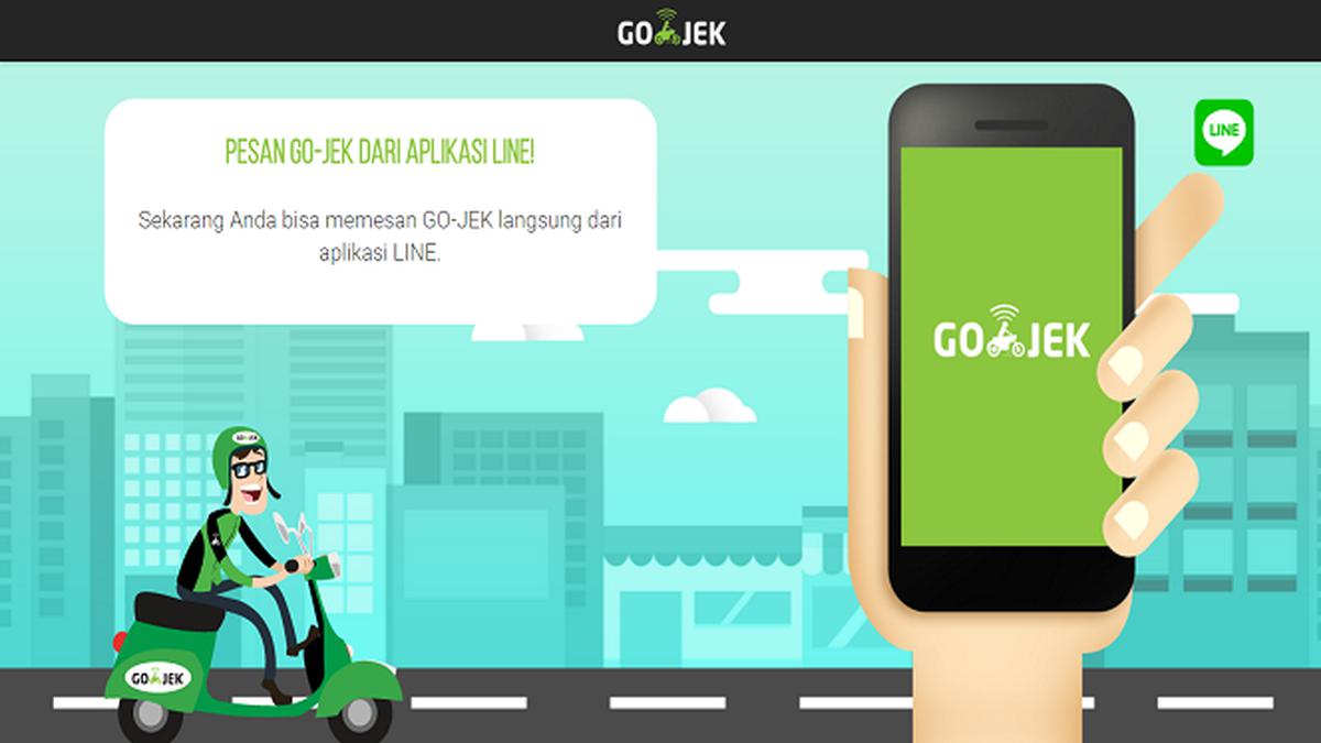 Cara Praktis Order Go-Jek via Aplikasi Line