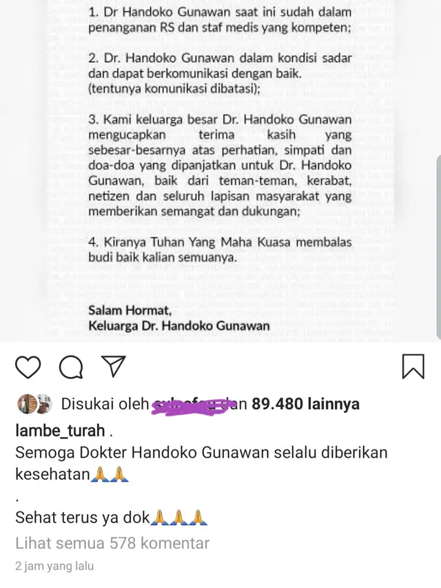 Dokter Handoko Gunawan Kelelahan Merawat Pasien Virus Corona, Keluarga ...