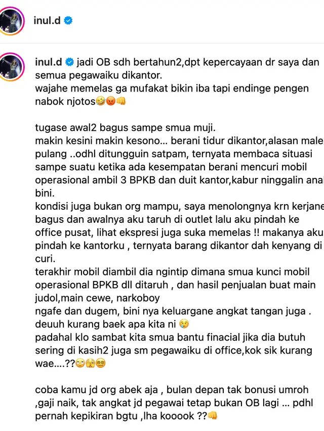 Inul Daratista Seret Bekas OB ke Pengadilan Diduga Maling Mobil ...