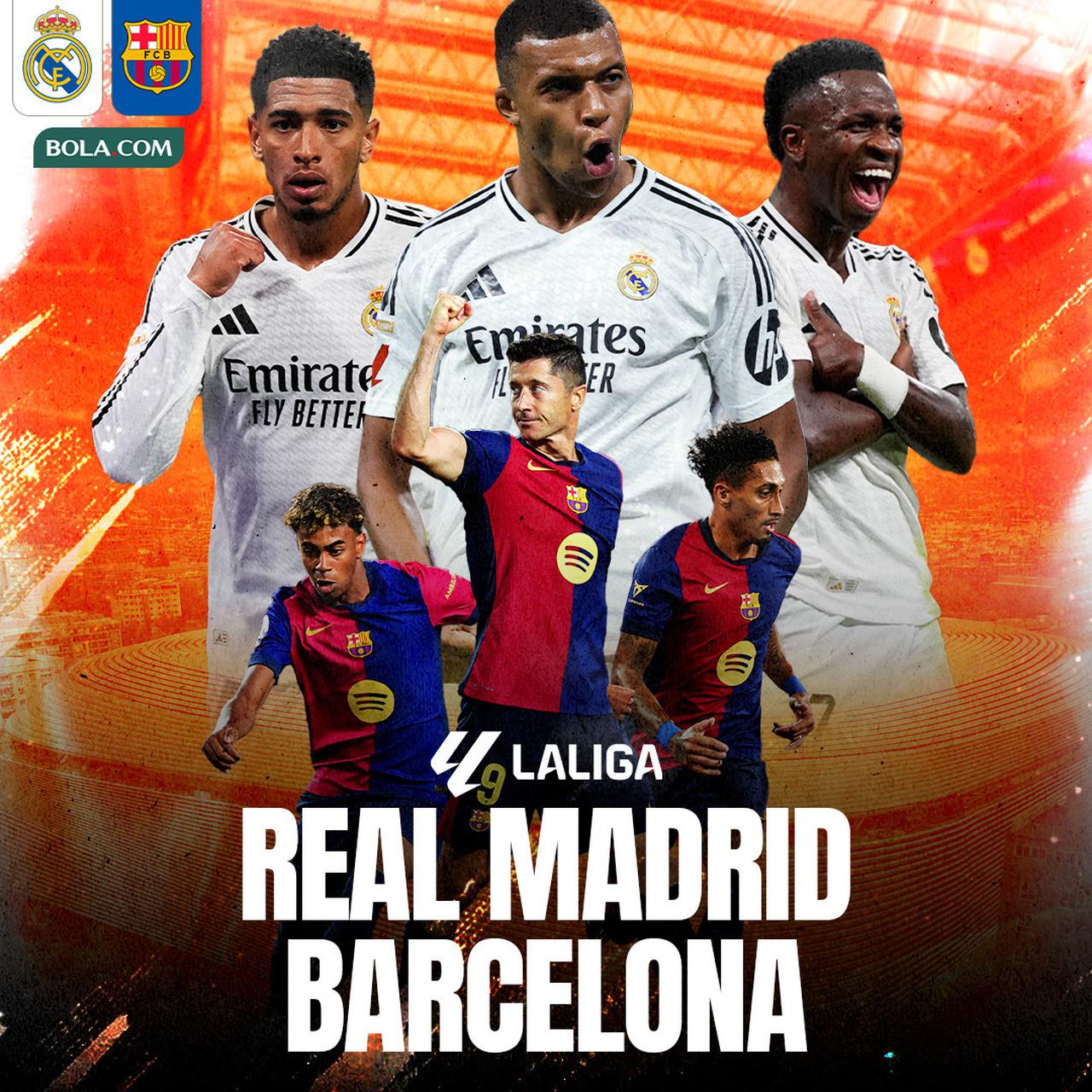 Link Live Streaming El Clasico: Barcelona Vs Real Madrid