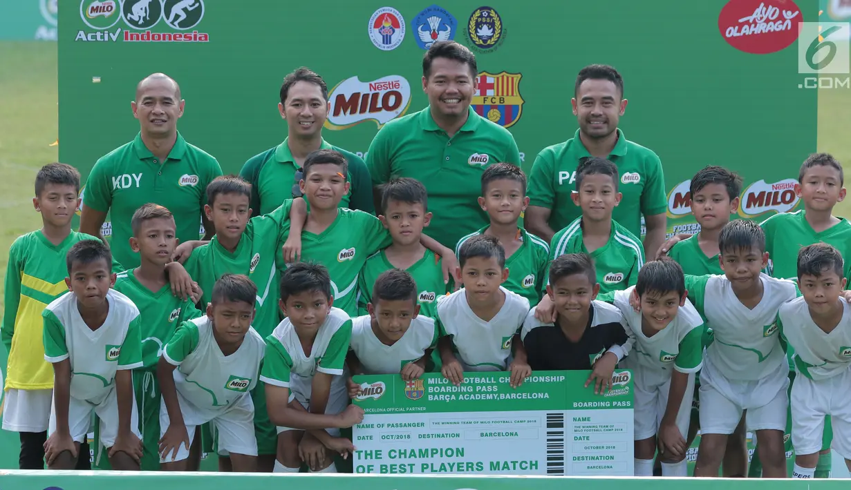 FOTO: Menuju Barca Academy Barcelona di Pertandingan MILO Football ...
