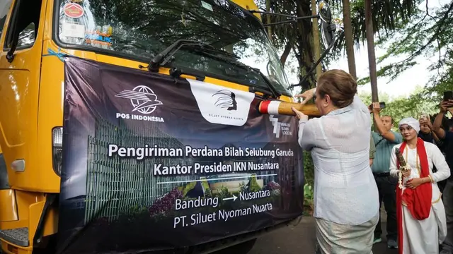 Potret 80 Keping Bilah Garuda Istana Presiden IKN yang Dikirim dari ...