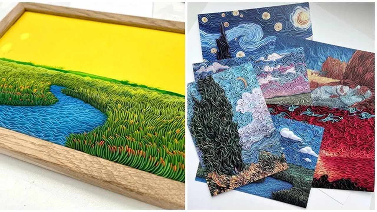 6 Potret Karya Clay Art Bak Lukisan 3D Ini Bikin Kagum, Detailnya ...