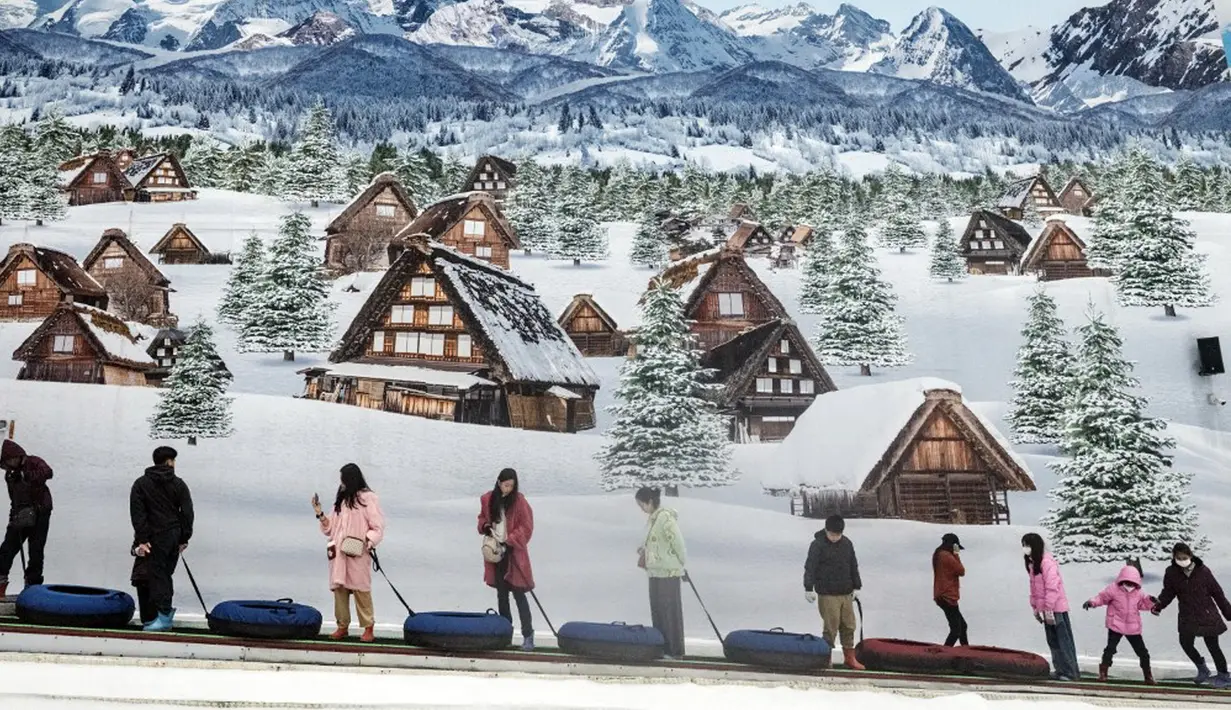 Libur Natal dan Tahun Baru, Yuk Nikmati Taman Salju Bertema Jepang di ...