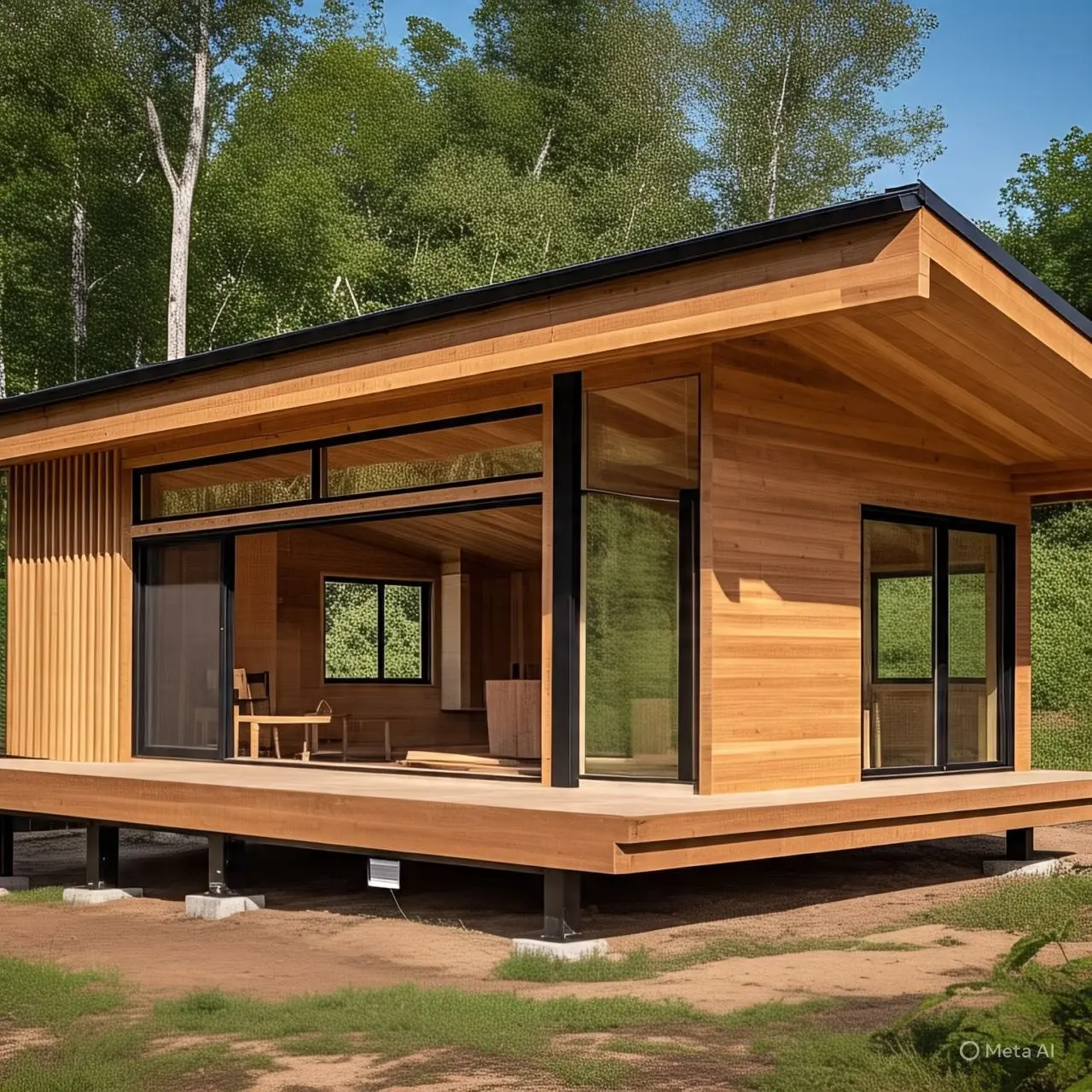 20 Inspirasi Gambar Model Rumah Kayu Tren 2025, Desain Unik & Cantik ...