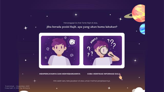 Belajar Literasi Digital dari News Game Nitijana - Cek Fakta Liputan6.com