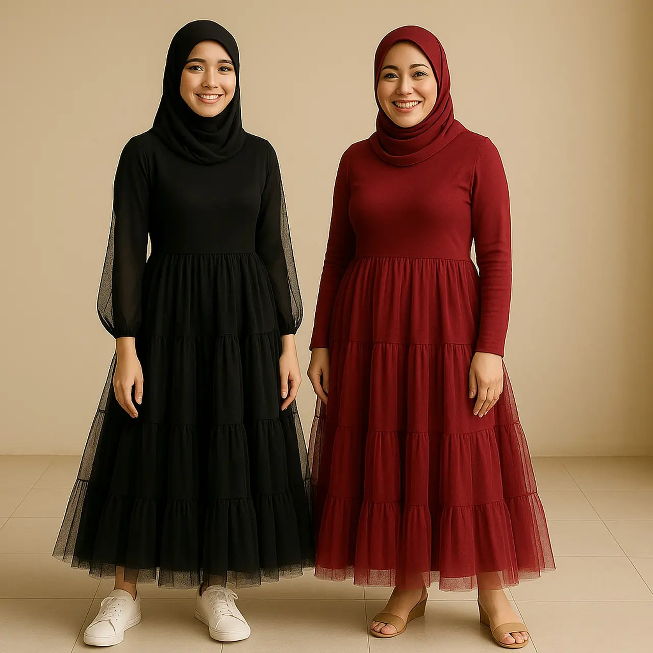 6 Model Gaun Potongan A-Line untuk Wanita Muda hingga 40 Tahun - Hot ...