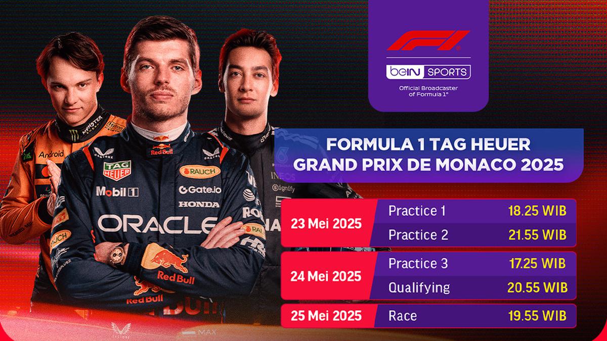 Live! Nonton F1 Grand Prix Monaco 2025 di Vidio