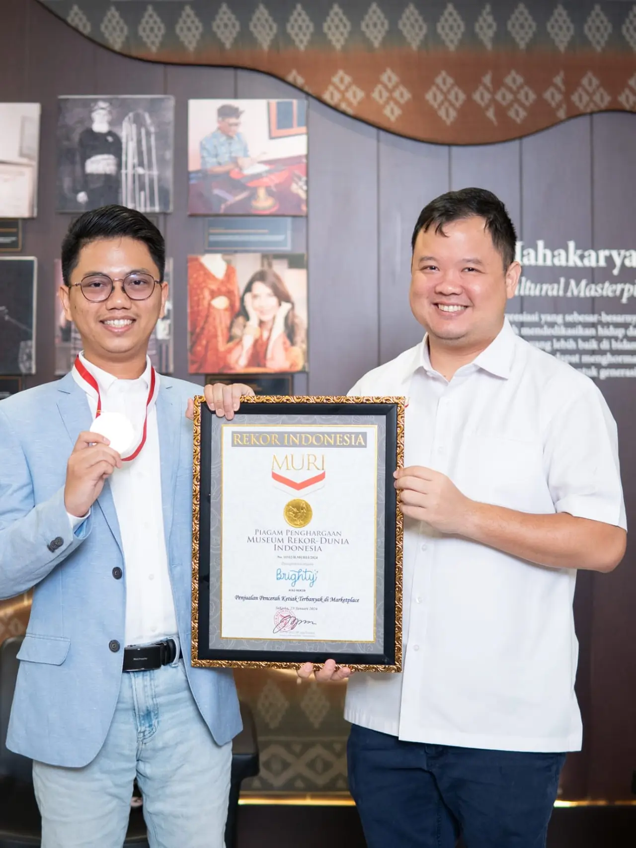 Brighty Indonesia Raih Prestasi Fenomenal: Pecahkan Rekor Muri dengan Penjualan Pencerah Ketiak ...