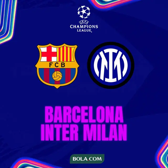 Link Live Streaming Liga Champions Barcelona vs Inter Milan, Kamis 1 Mei 2025 Pukul 02.00 WIB di ...