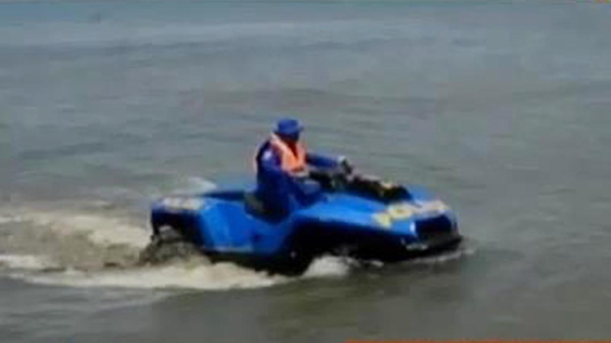 VIDEO: Canggihnya Motor Amfibi Tim Polair Tanah Bumbu - News Liputan6.com