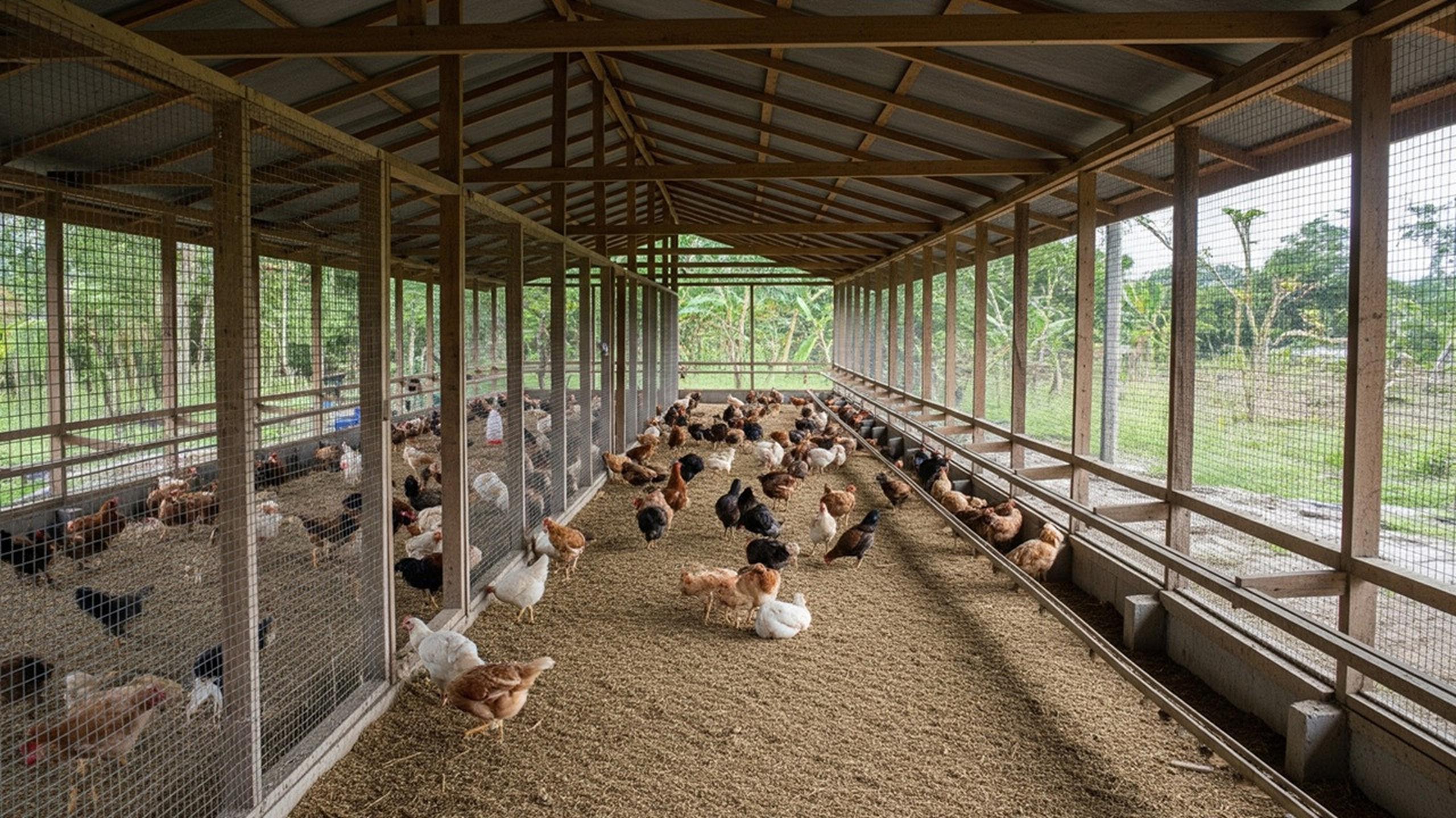 Ukuran Kandang Ayam Ideal untuk 10 Ekor Ayam Petelur yang Tepat