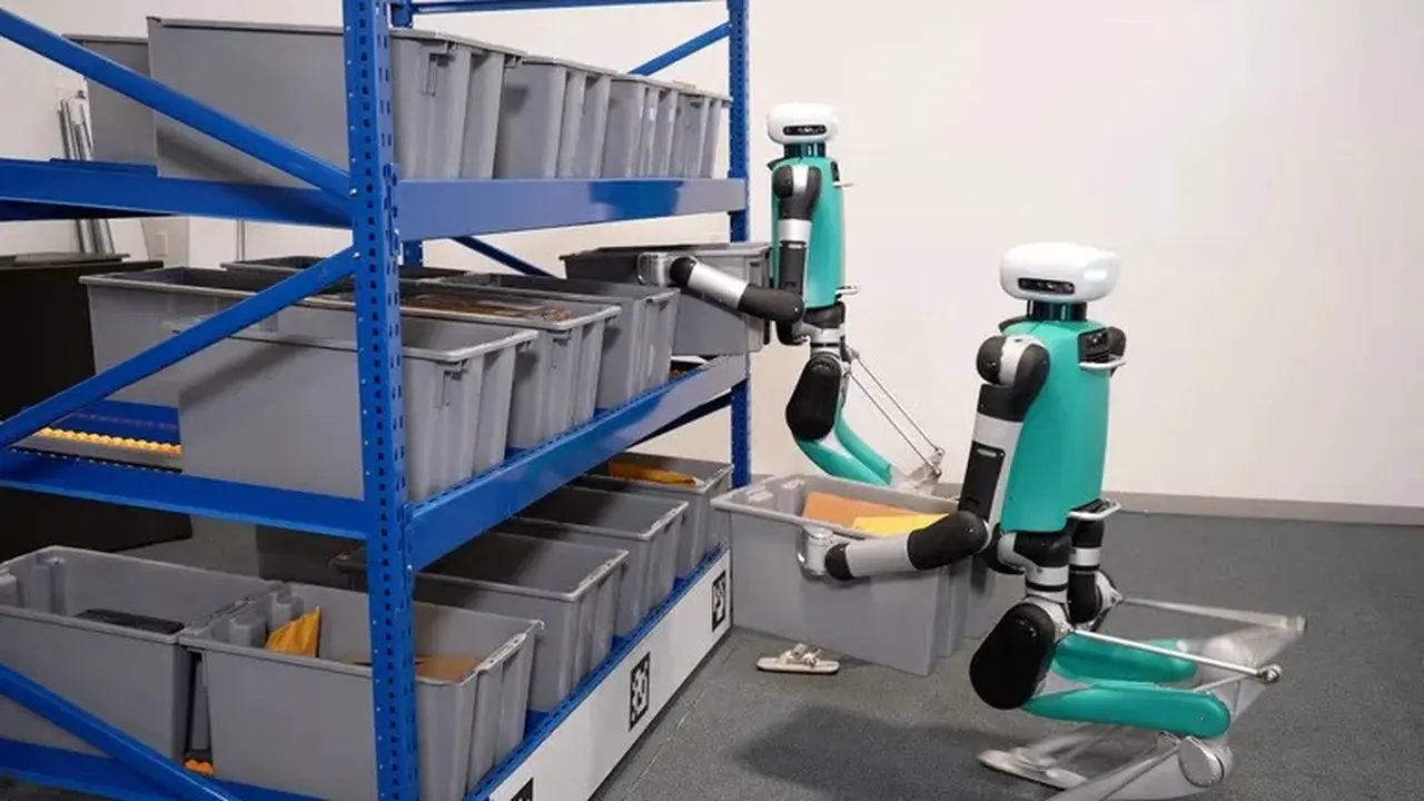 Kolaborasi Masa Depan, Robot Ciptaan Amazon Ini Kerja Berdampingan dengan Manusia - Hot Liputan6.com