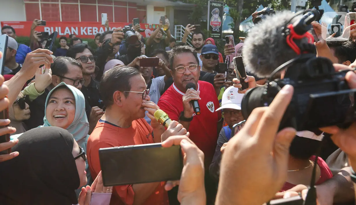 Lagi, Pramono Anung - Rano Karno Sambangi CFD - Foto Liputan6.com