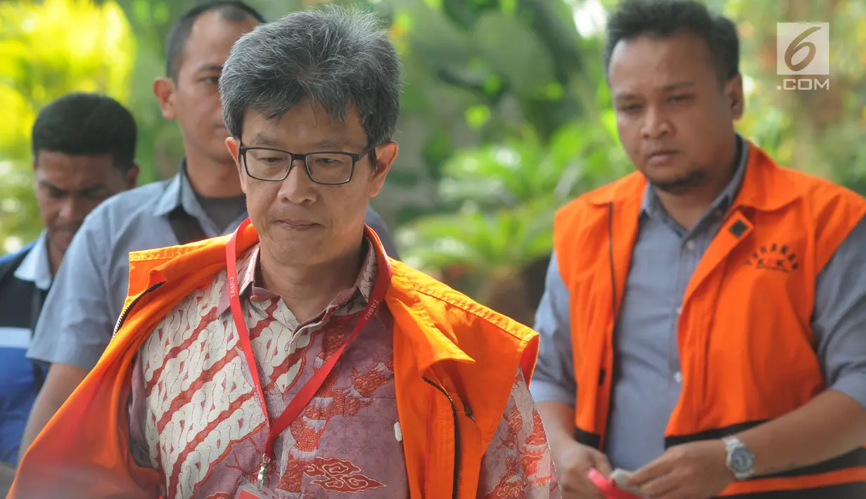 FOTO: Tersangka E-KTP Anang Sugiana Kembali Diperiksa KPK - Foto Liputan6.com